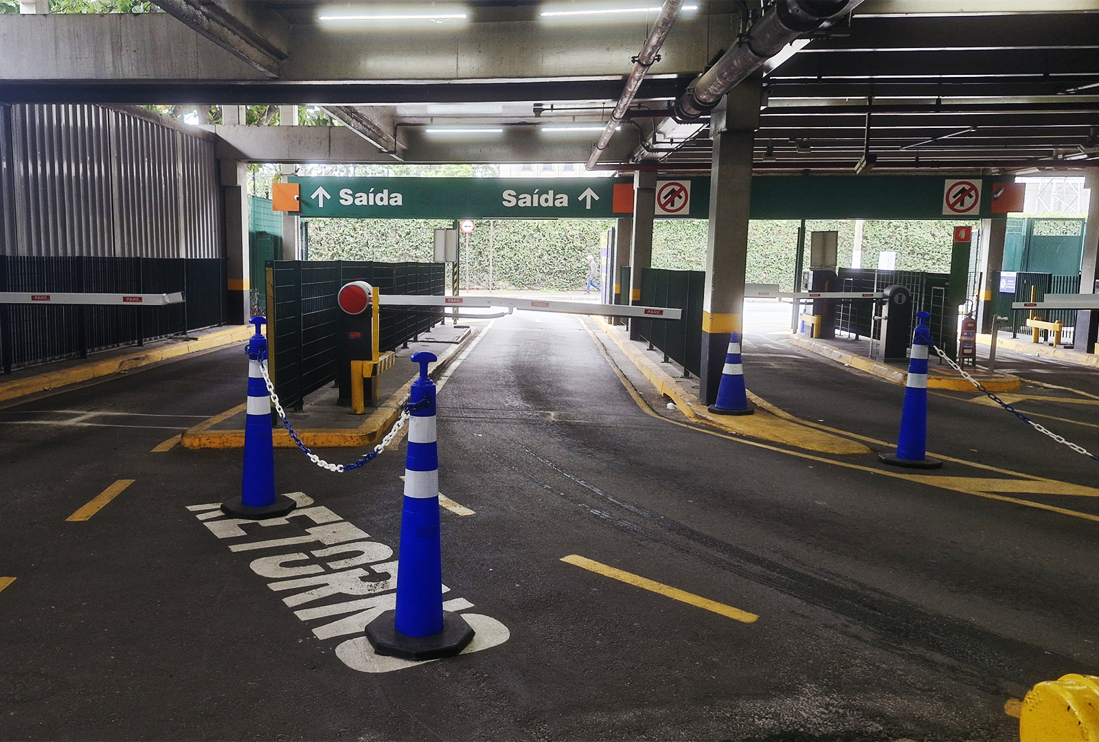 Estacionamento do terminal rodoviário Tiete